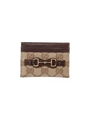Gucci Cardholder "morsetto" Beige