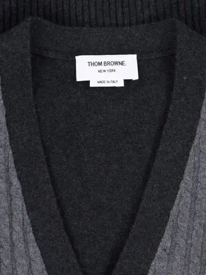 Thom Browne Virgin Wool Button Cardigan