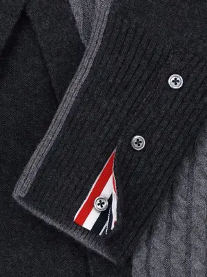 Thom Browne Virgin Wool Button Cardigan