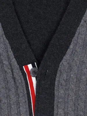 Thom Browne Virgin Wool Button Cardigan
