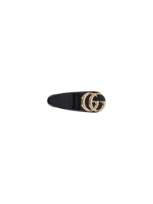 Gucci Gg Hair Clip - Black