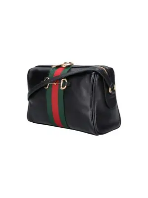 Gucci Horsebit Web Shoulder Bag