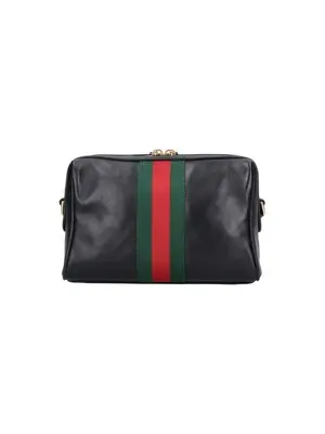 Gucci Horsebit Web Shoulder Bag