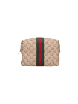 Gucci Web Shoulder Bag - Beige