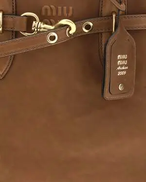 Miu Miu Leather Aventure Shoulder Bag