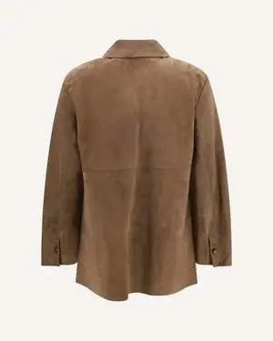'S MAXMARA Gocce Suede Jacket