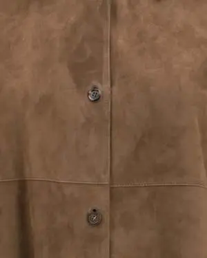 'S MAXMARA Gocce Suede Jacket