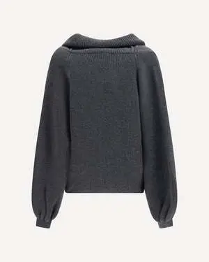 Dolce & Gabbana Cropped Shawl Collar Cardigan With Wide Sleeves