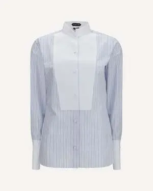 TOM FORD Striped Shirt With Front Detail