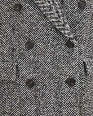 Brunello Cucinelli Double-breasted Wool And Alpaca Blend Coat With Sequins