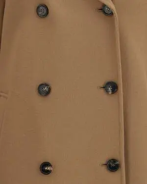 'S MAXMARA S Maxmara Magnolia Double-breasted Virgin Wool Coat