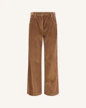 Brunello Cucinelli Straight Velvet Pants