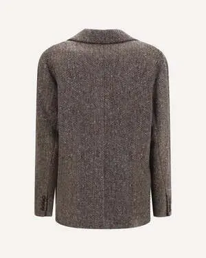 Brunello Cucinelli Single-breasted Virgin Wool Blend Jacket