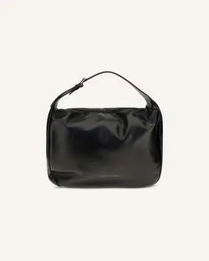 Brunello Cucinelli Boule Nappa Leather Shoulder Bag - Black