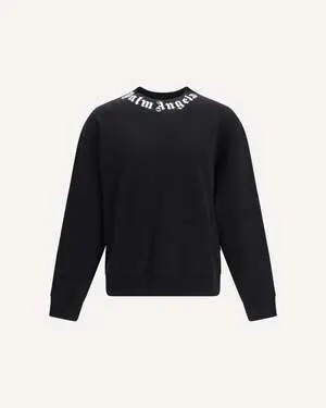 Palm Angels Cotton Crewneck Sweatshirt With Ogo Mae