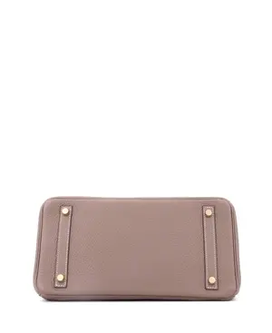 Hermès Birkin 30 Handbag Grey Togo With Gold Hardware
