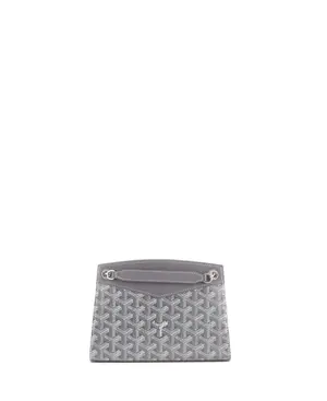 Goyard Structured Rouette Chain Shoulder Bag Coated Canvas