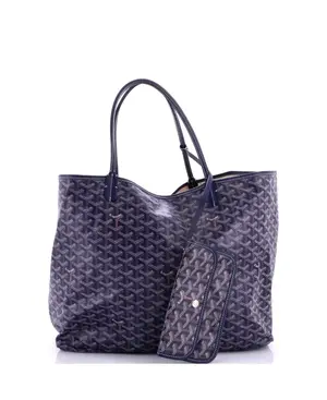 Goyard Gm Saint Louis Tote Coated Canvas