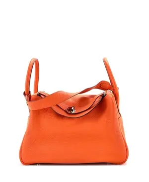 Hermès 30 Lindy Bag Clemence - Orange