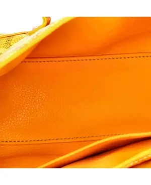 Goyard Saigon Top Handle Bag Coated Canvas With Leather