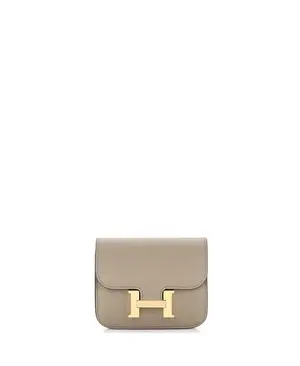 Hermès Constance Slim Wallet Evercolor - Brown
