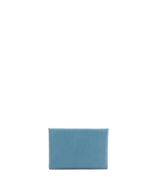 Hermès Calvi Card Holder Verso Chevre Mysore
