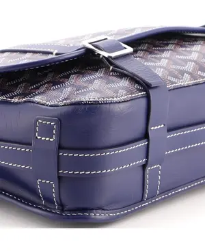 Goyard Mm Belvedere Messenger Bag Coated Canvas