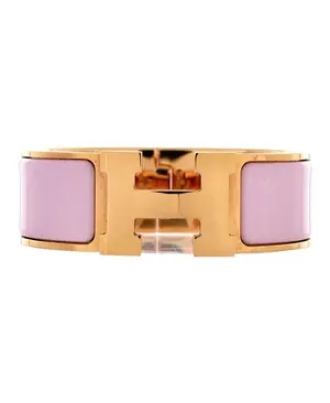 Hermès Wide Clic H Bracelet - Enamel
