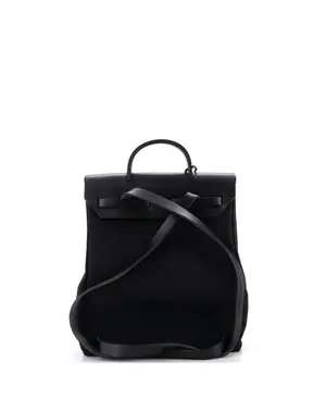 Hermès Herbag A Dos Backpack Toile