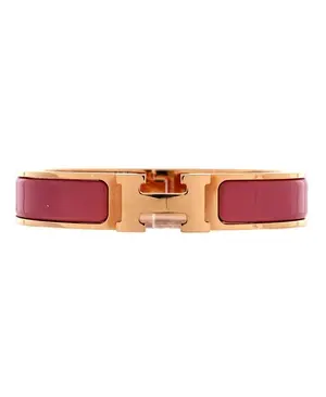 Hermès Narrow Clic H Bracelet - Enamel
