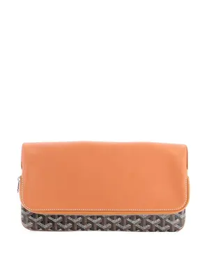 Goyard Saint Marie Clutch Coated Canvas - Brown