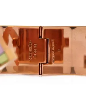 Hermès Wide Clic H Printed Bangle Bracelet