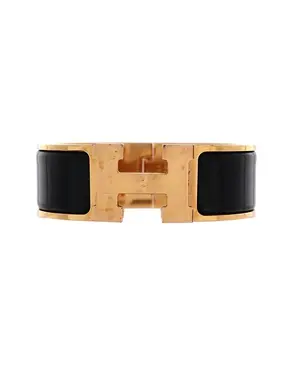 HERMÈS Wide Clic H Bracelet Enamel
