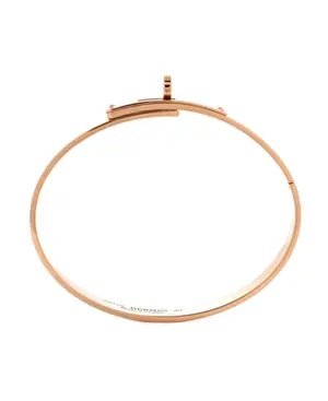 Hermès Small Kelly Bracelet 18k Rose Gold With 4 Diamonds