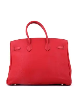 Hermès Birkin 35 Handbag Red Togo With Gold Hardware