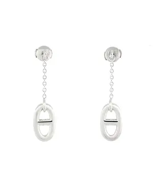 Hermès Medium Farandole Drop Earrings - Sterling Silver