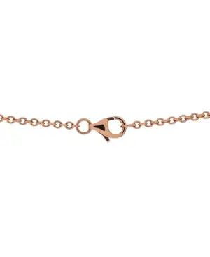 CARTIER Love Interlocking Necklace 18k Rose Gold, 17.25