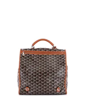 Goyard Saint Leger Briefcase Backpack Coated Canvas