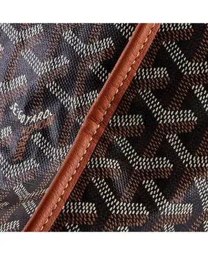 Goyard Saint Leger Briefcase Backpack Coated Canvas