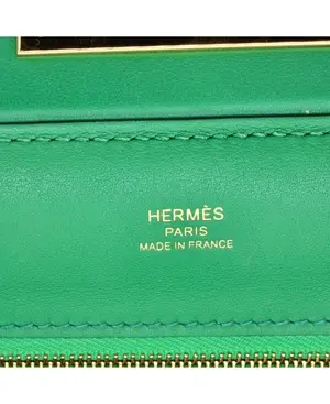 Hermès 21 24/24 Bag Evercolor With Swift - Green