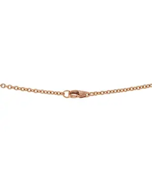 CARTIER Love Interlocking Necklace 18k Rose Gold, 17.25