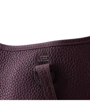 Hermès Tpm Evelyne Bag Gen Iii Clemence - Purple