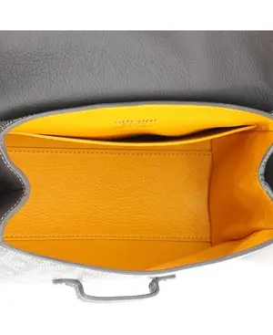 Goyard Saigon Top Handle Bag Coated Canvas With Leather