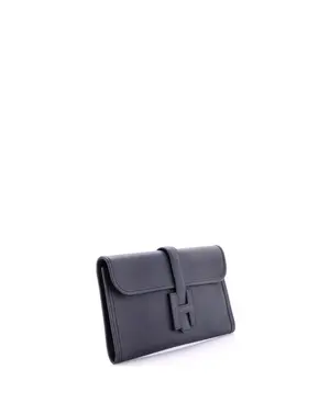 Hermès 29 Jige Elan Clutch Swift - Blue