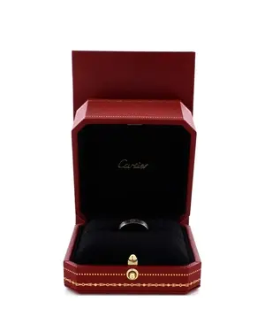 CARTIER Love Wedding Band Ring 18k Gold