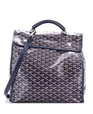 Goyard Saint Leger Briefcase Backpack Coated Canvas