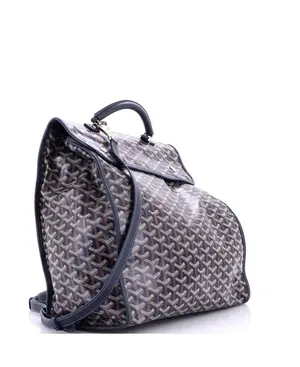 Goyard Saint Leger Briefcase Backpack Coated Canvas