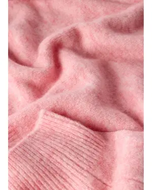 Whistles Round Neck Curved Hem Sweater