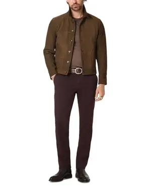 John Varvatos Douglas Seamed Leather Jacket