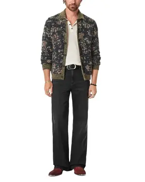 John Varvatos Giverny Floral Cardigan Sweater